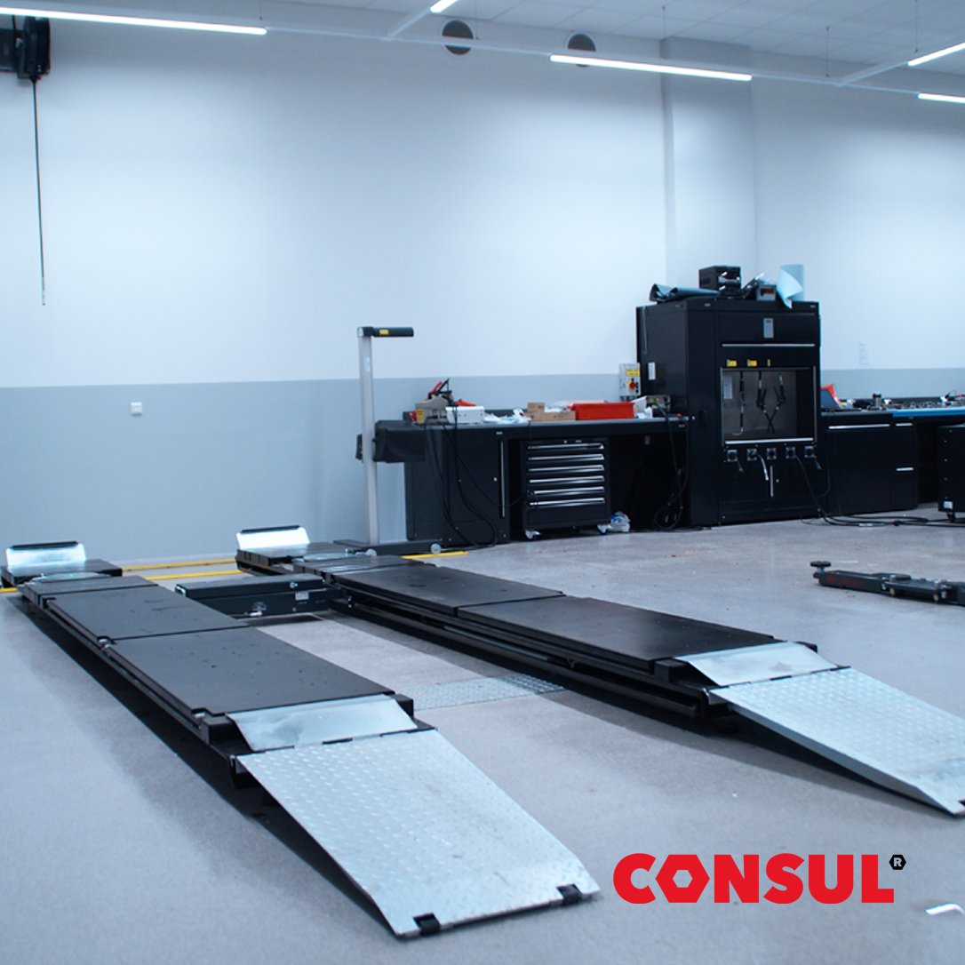 Consul 4-Stempel-Unterflur-Hebebühne 4.55 MK Quadro - CONSUL Hebebühn