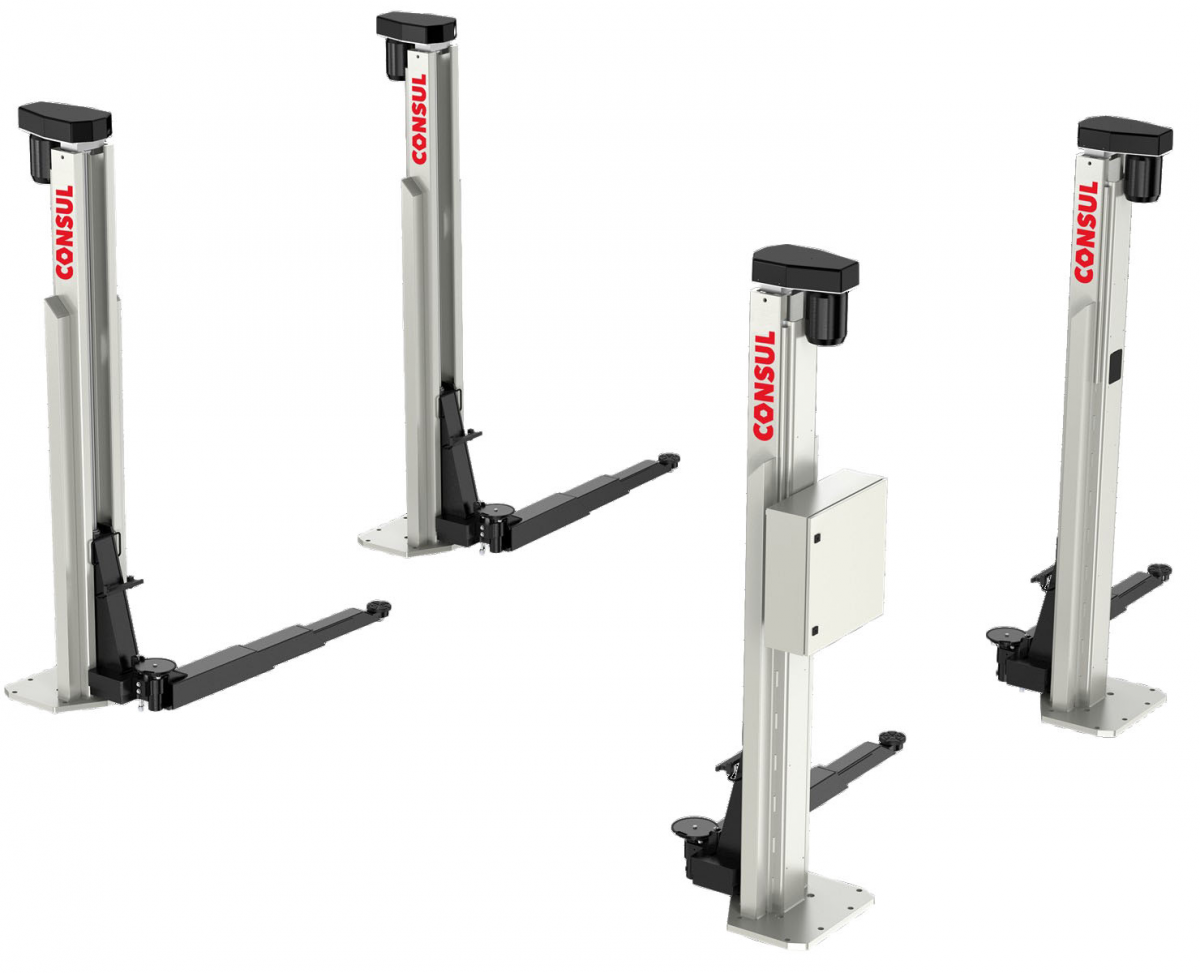 Consul Caravan lift 2x 2.65 EL - CONSUL Lifting platforms made in Ger