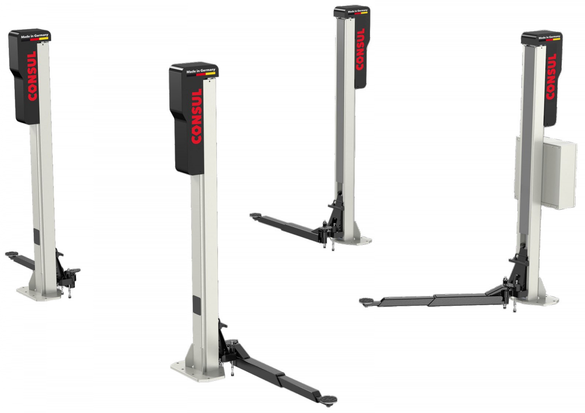 Consul Caravan lift 2x 2.45 EL - CONSUL Lifting platforms made in Ger