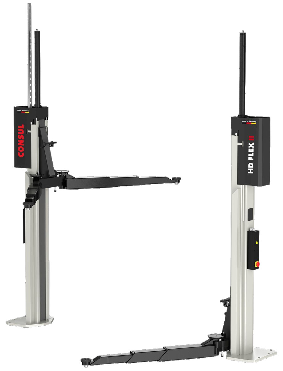Consul 2-Säulen-Hebebühne Premium EL® 2.65 MB - CONSUL Hebebühnen mad