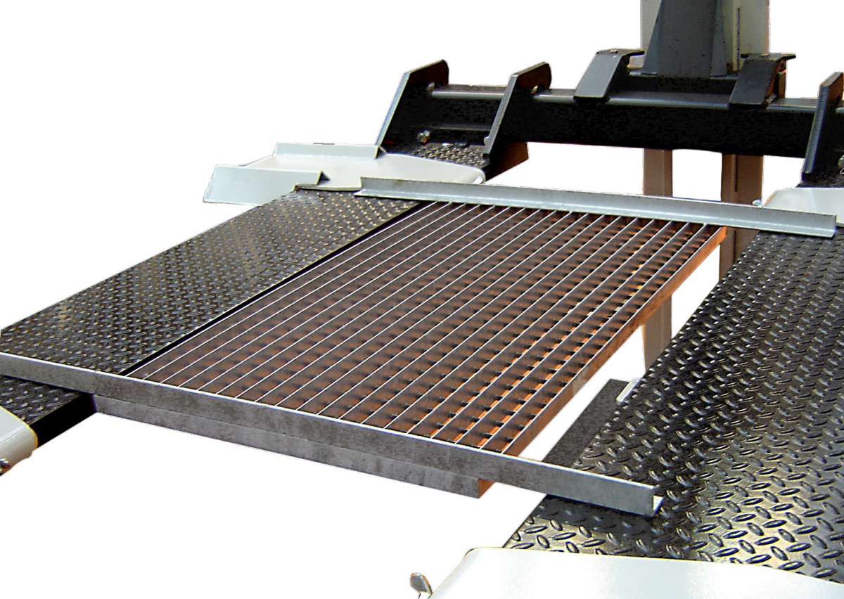 Consul Support grating between tracks - CONSUL Lifting platforms made